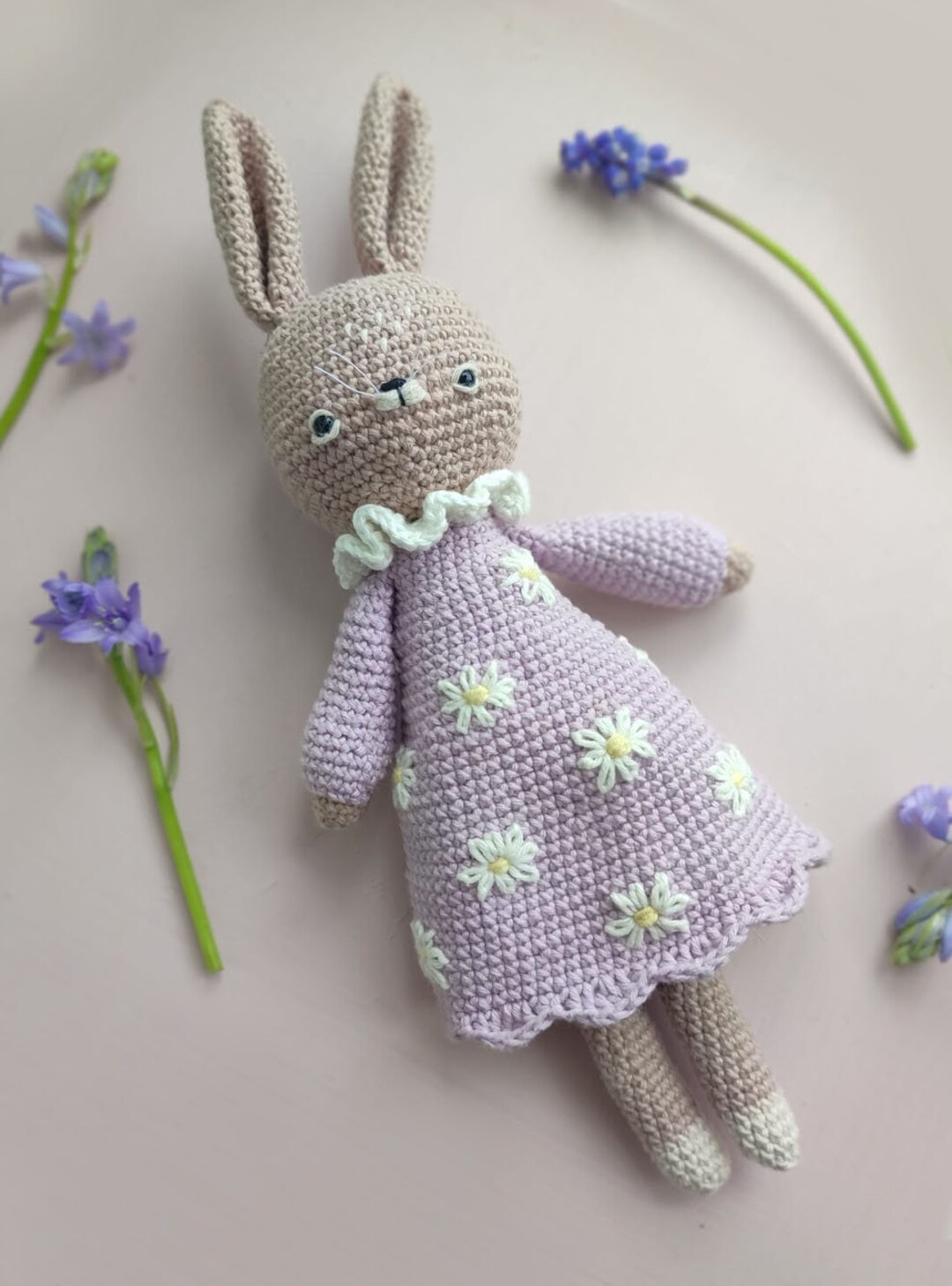 Daisy the Bunny Crochet Pattern. Instant PDF Download. Cute Easter ...
