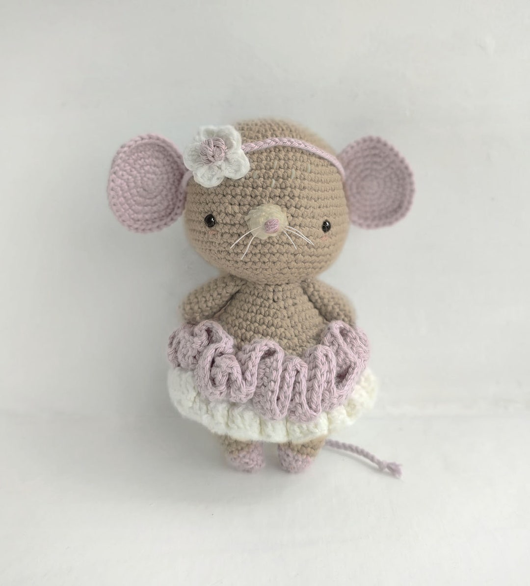 Baloona the Mouse Crochet Pattern. Instant PDF Download. Cute Amigurumi ...