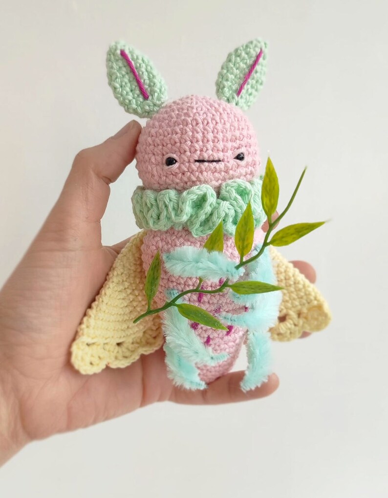 Molly the Moth Crochet Pattern. Instant PDF Download. Cute Moth ...