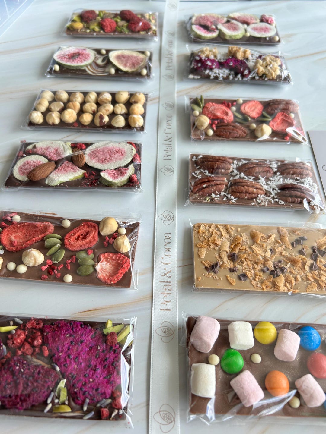 Gourmet Belgian Chocolate Bar Slab | Artisan Handmade, Berries, Nuts ...