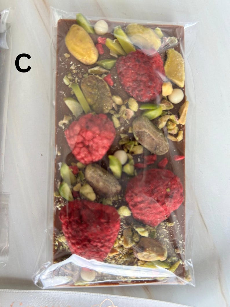 Gourmet Belgian Chocolate Bar Slab | Artisan Handmade, Berries, Nuts - Etsy