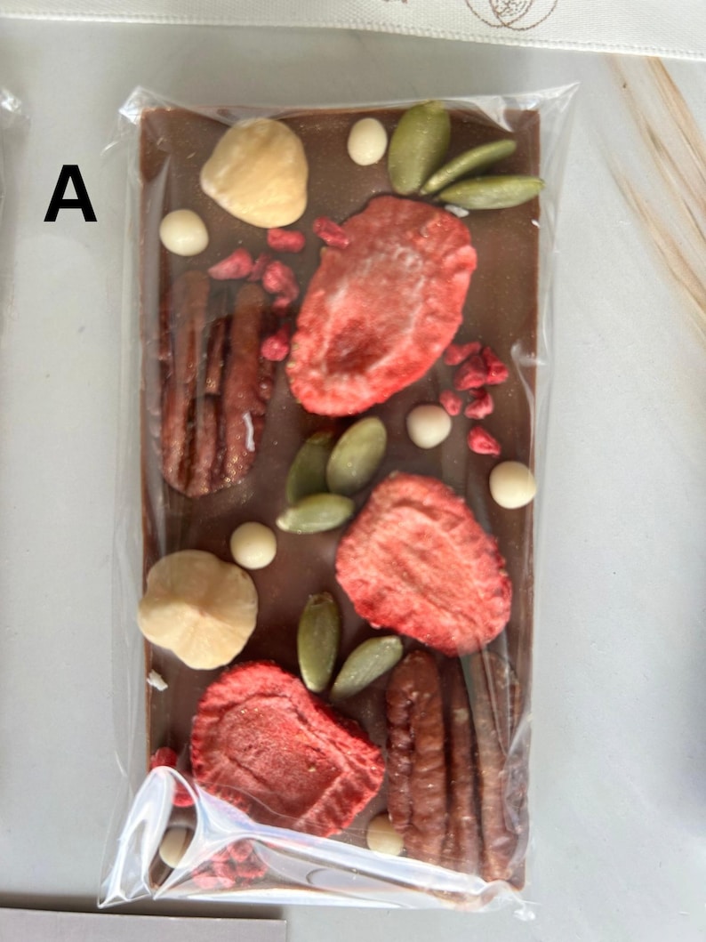 Gourmet Belgian Chocolate Bar Slab | Artisan Handmade, Berries, Nuts ...