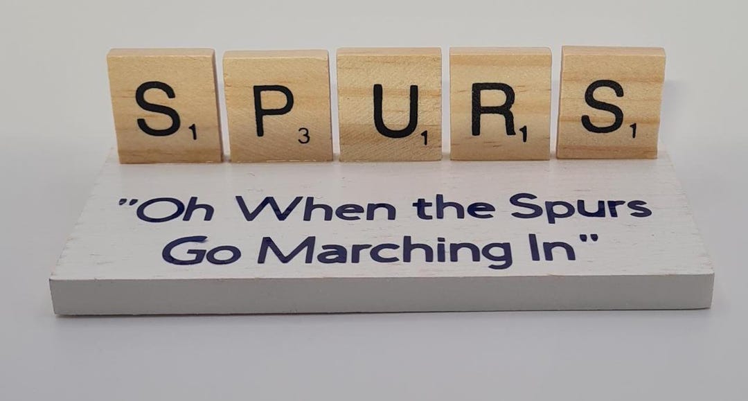 Personalised Tottenham Hotspur Desk Sign -valentines, Fathers Mothers ...