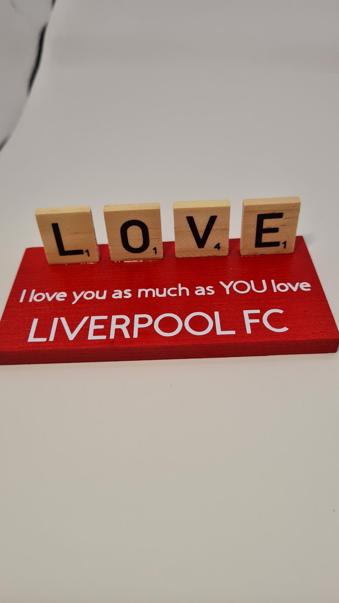 Liverpool FC Love: Personalised Desk Sign - Perfect Birthday or ...
