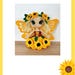 Solara the Sunflower Fairy Crochet Pattern – Whimsical Amigurumi Doll ...