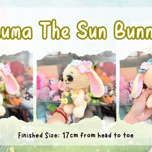 Luma the Sun Bunny Crochet Pattern – Spring Amigurumi Doll in English ...