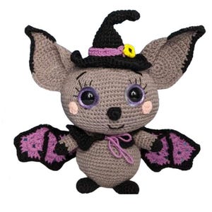 Halloween Bat Amigurumi Crochet Pattern - Crochet Bat for Halloween ...