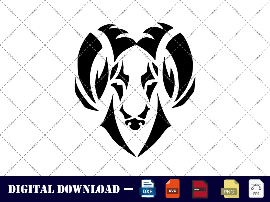 Aries Star Sign Svg, Clipart, Outline, Png, Dxf, Cricut Cut, Signcut ...