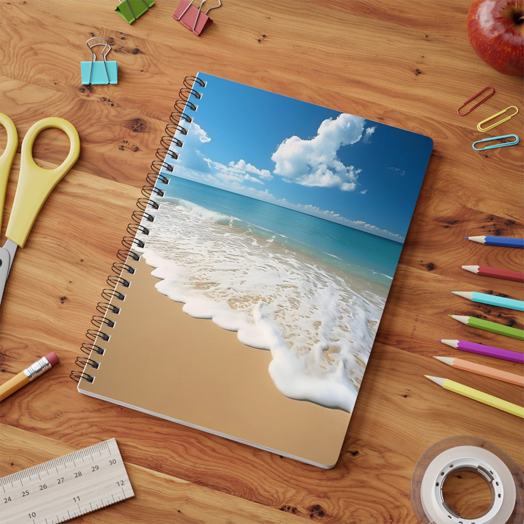 Seashore Bliss Journal. Travel Notepad. A5 Sketchbook. - Etsy