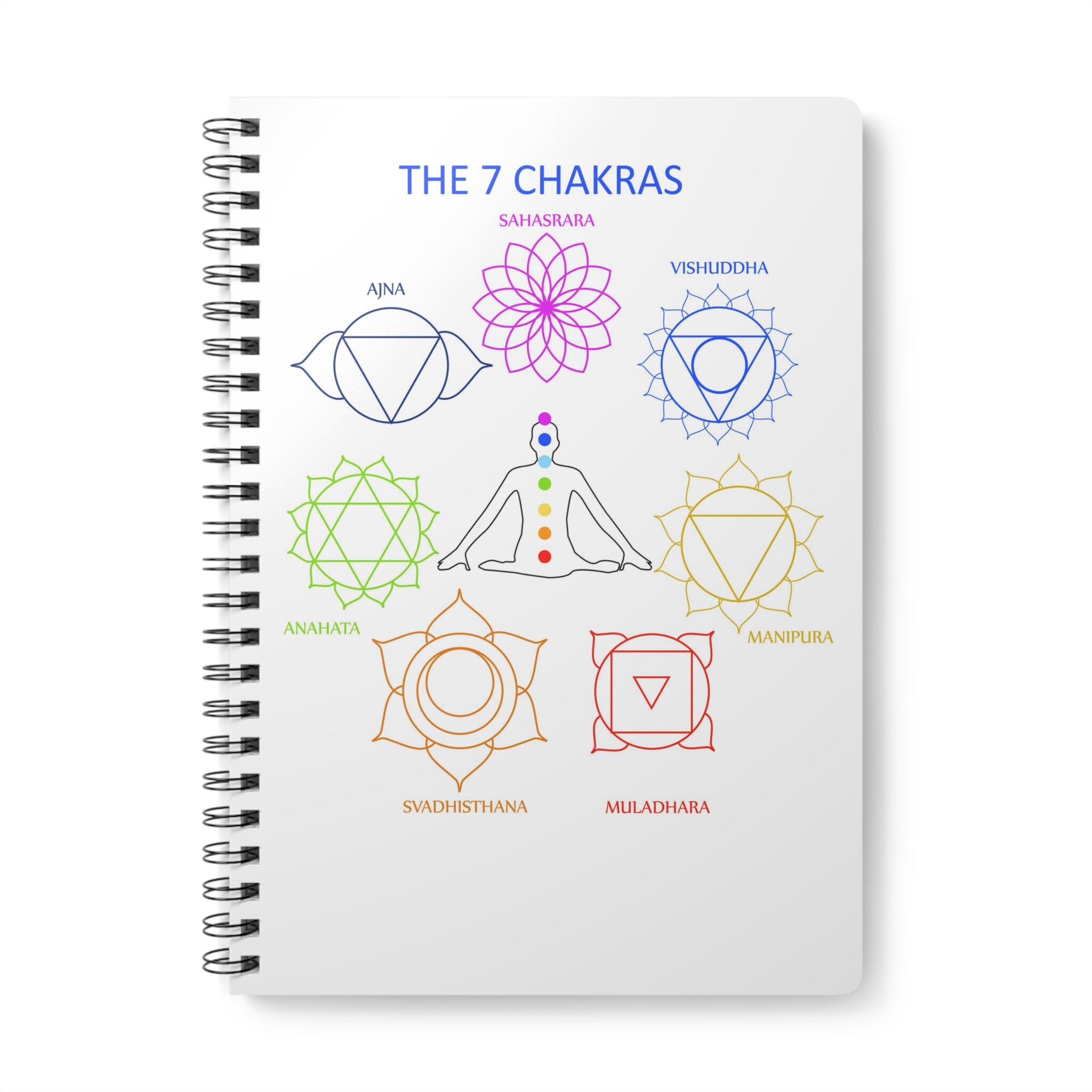A Journal to Explore Your 7 Chakras, the Energy Centers of Your Body ...