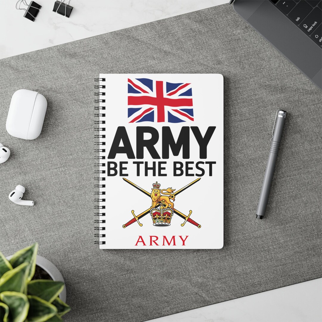 British Army Journal – Union Jack Notebook, Military Gift, Patriotic ...