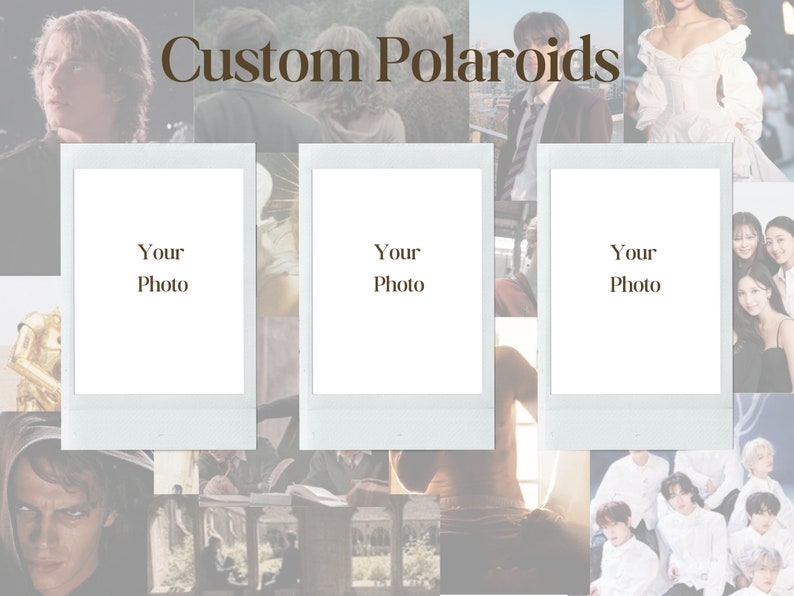 Turn Your Own Photos Into Custom Polaroid Prints Instax Prints Your ...