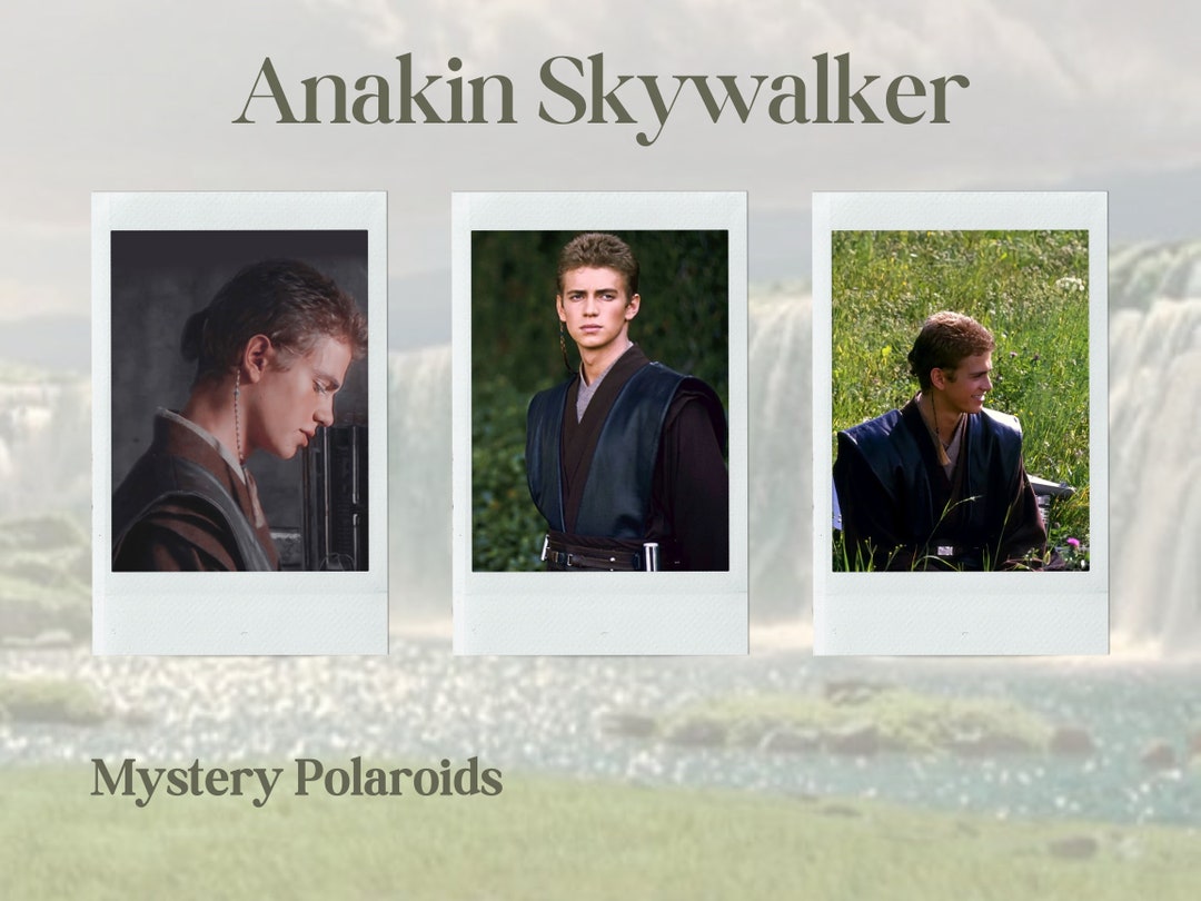 Anakin Skywalker Set of 5 Polaroids | Mystery Pouch | Instax Mini Film ...