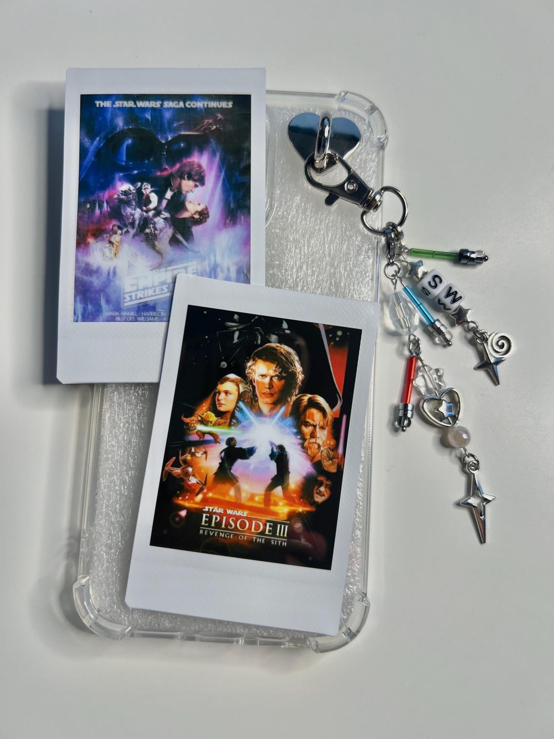Star Wars Phone Charm and Polaroids | Phone Accessory | Bag Accessory ...
