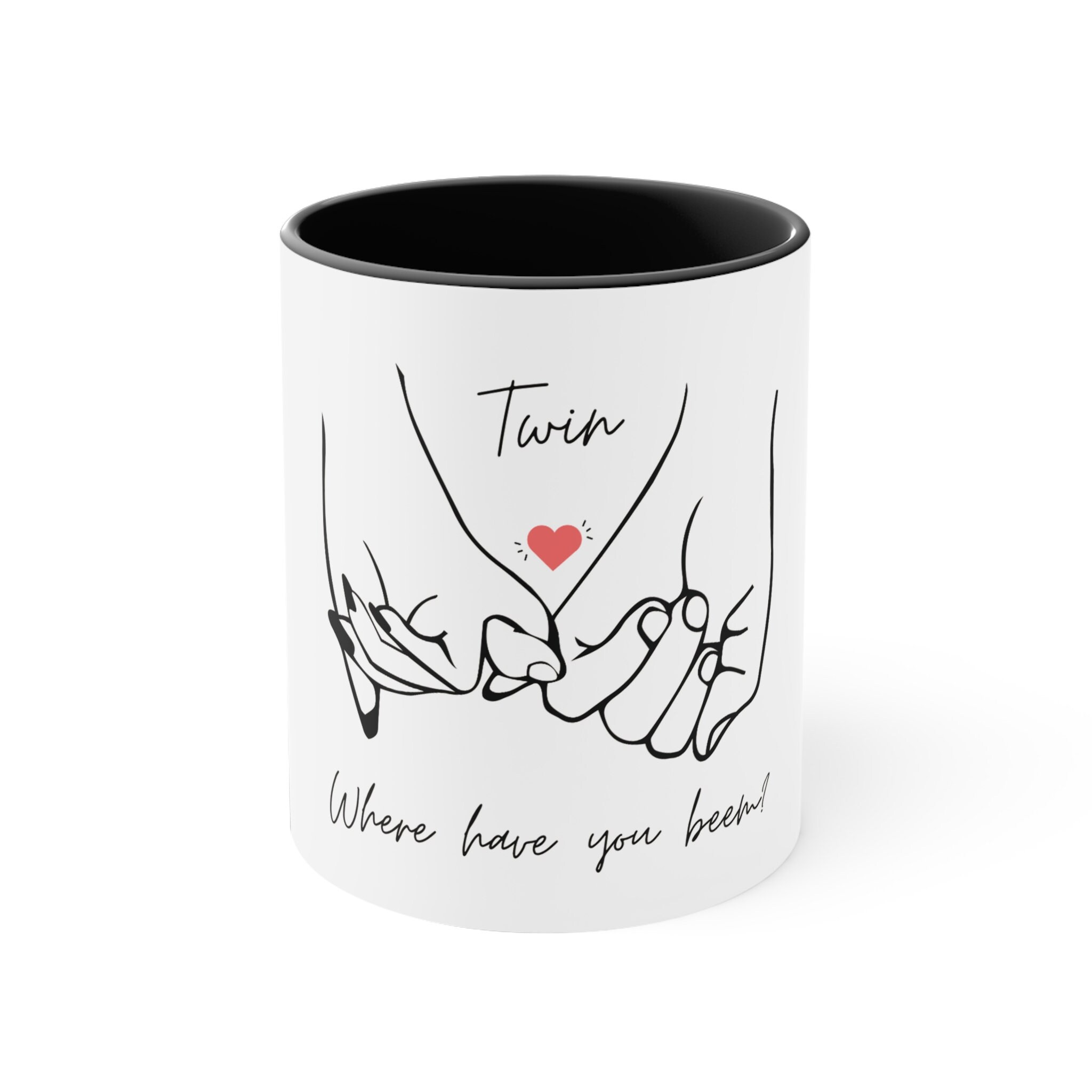 Couples Pinky Promise Mug Accent Coffee Mug, 11oz, Romantic Valentine's ...