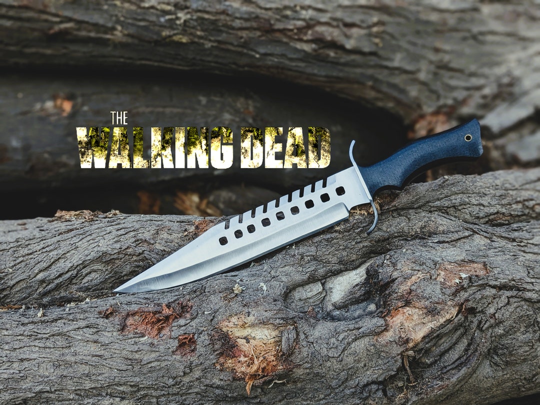 Walking Dead Knife: Handmade Replica Knife Custom Negan Bowie Full Tang ...
