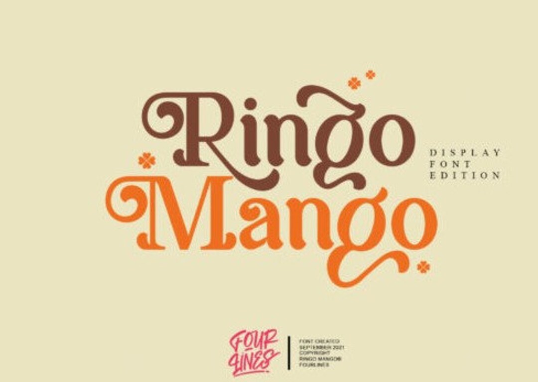 Ringo Mango Font, Calligraphy Font, Wedding Font, Cricut Font ...