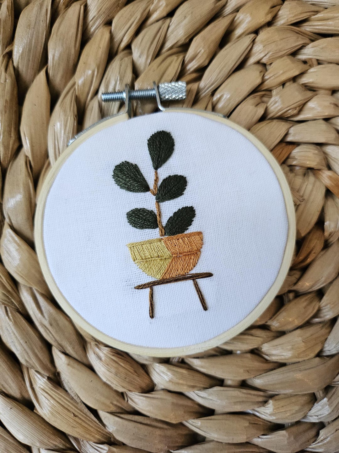 Custom Hand Embroidery Plants - Etsy