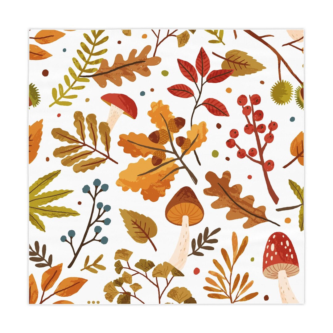 Festive Fall Table Cloth - Etsy