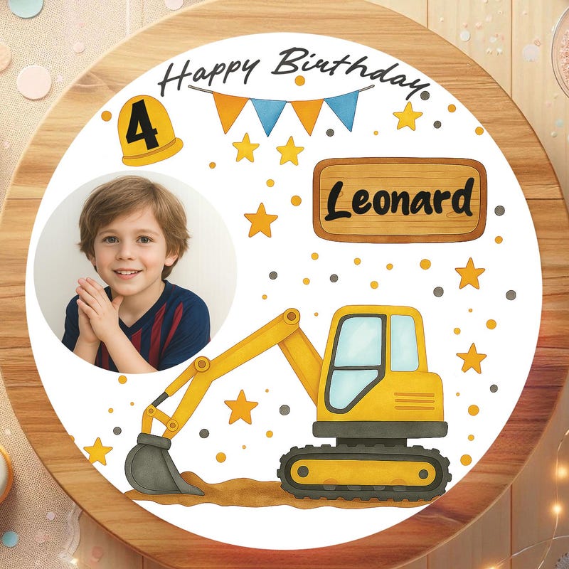 Holzschild personalisiert bagger - Etsy.de