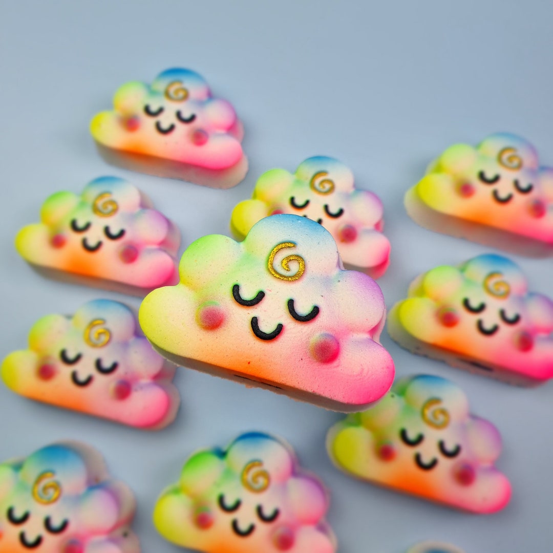 Puff Cloud Magic Rainbow Kawaii Bath Bomb Vegan Friendly Artisan ...