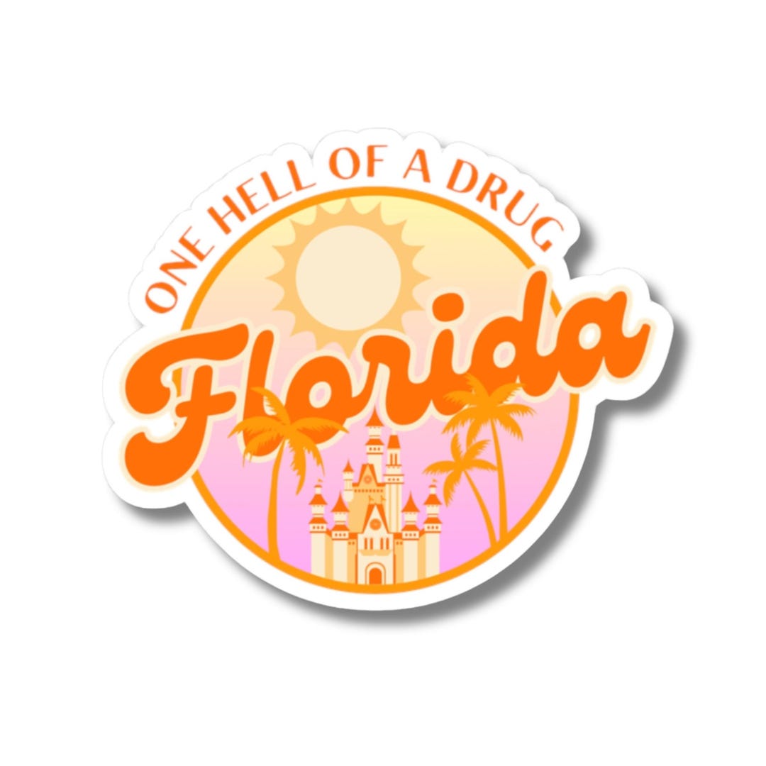 Florida One Hell of a Drug Kiss-cut Stickers, Inspired by Taylor Swift ...