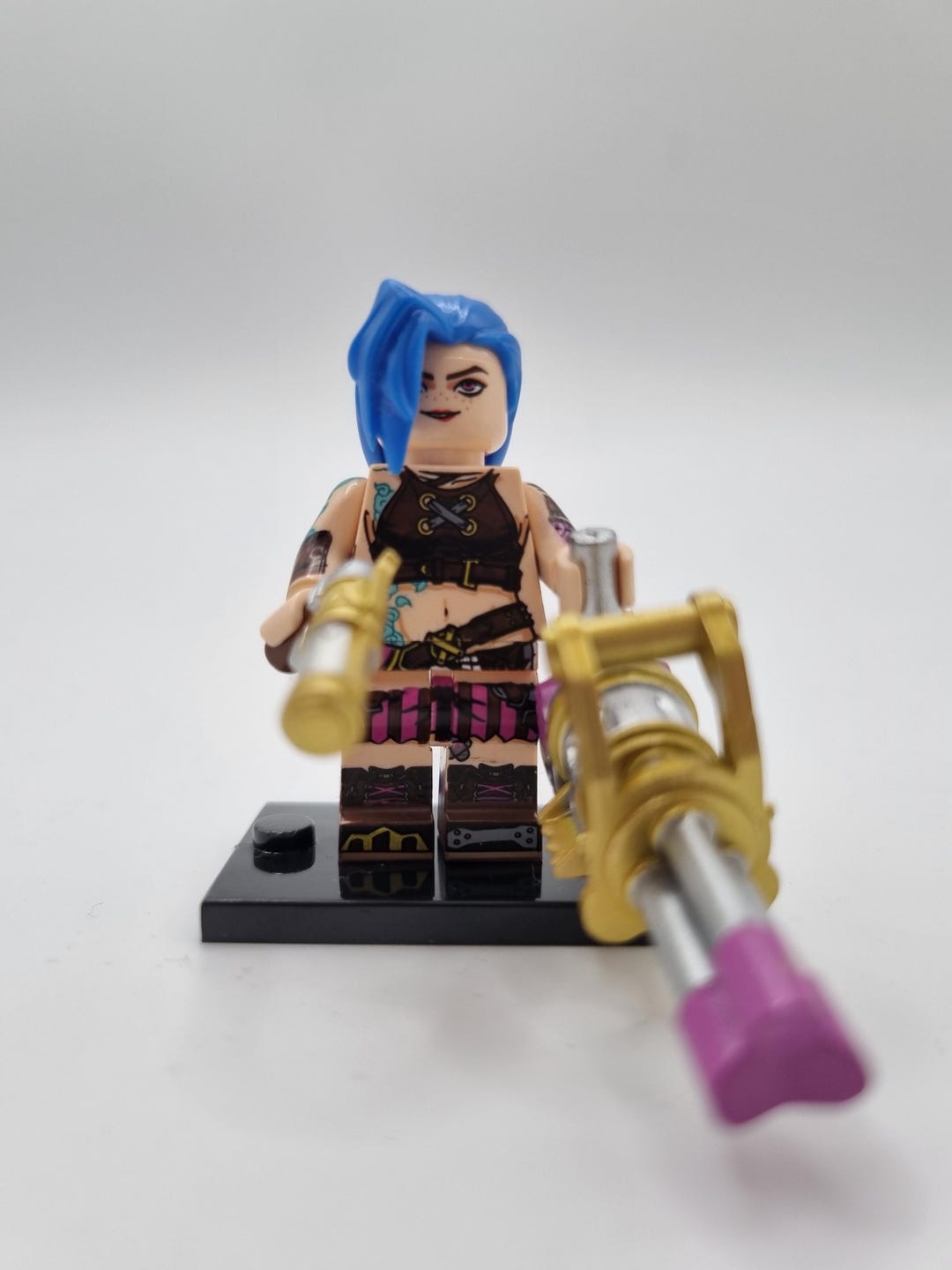 Jinx Arcane Lego Inspired Minifigure - Etsy Hong Kong