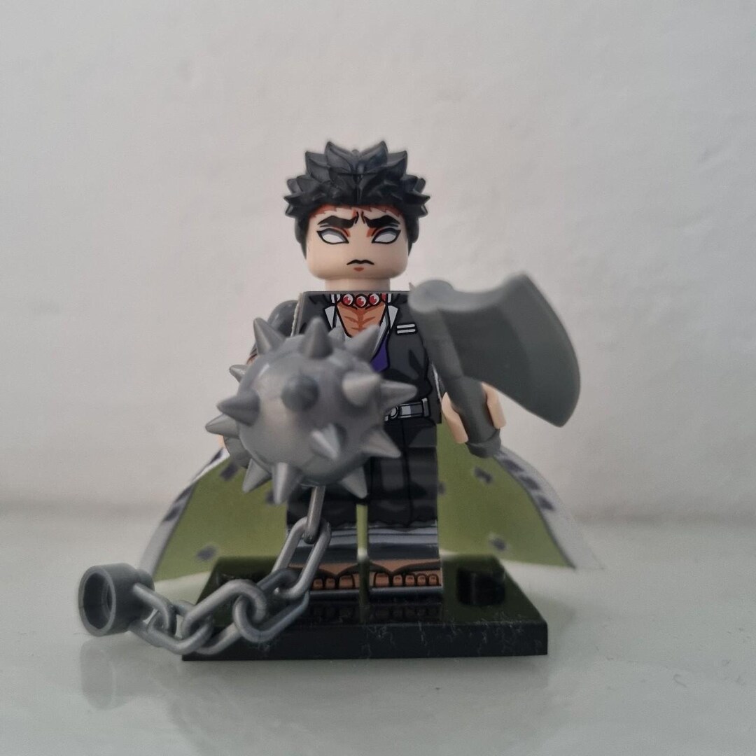 Gyomei Demon Slayer Lego Inspired Minifigure - Etsy