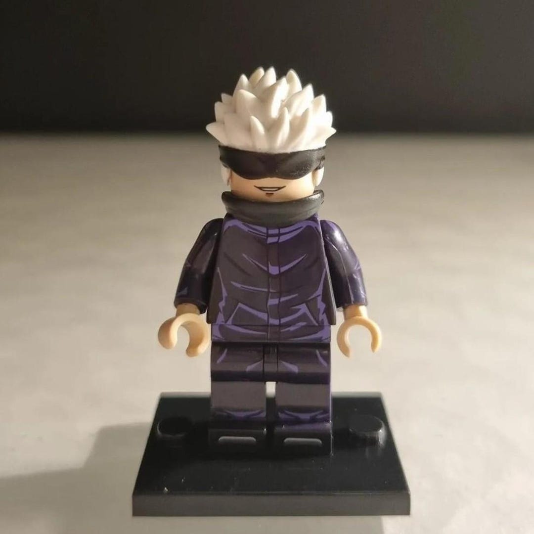 Satoru Gojo Lego Inspired Minifigure - Etsy UK
