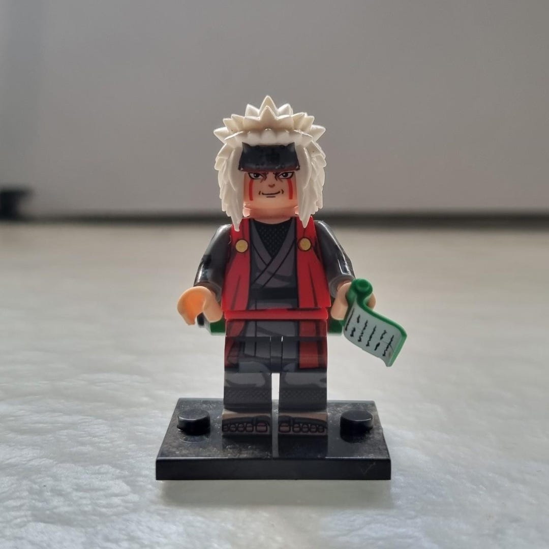 Jiraiya Lego Inspired Minifigure Naruto - Etsy