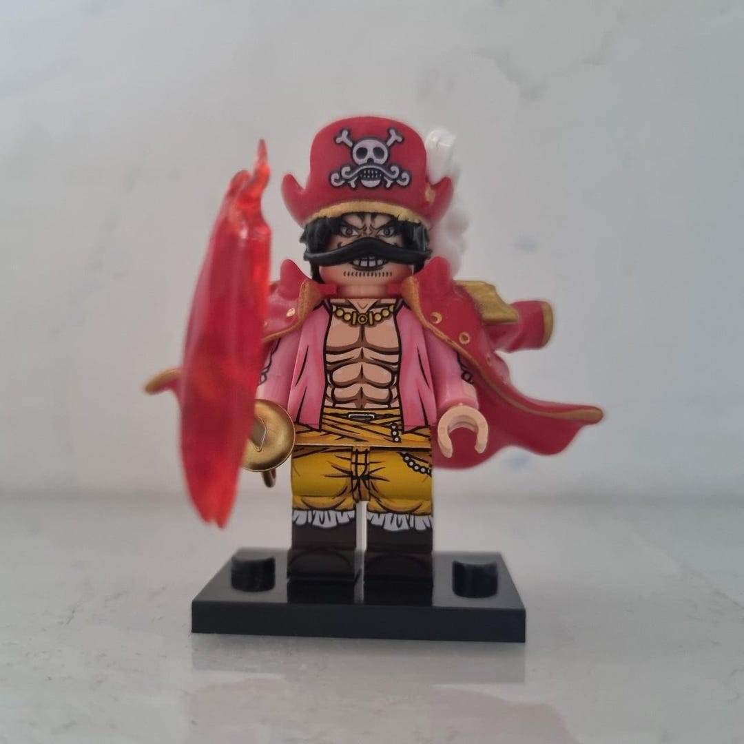 Gol D Roger One Piece Anime Lego Figure - Etsy