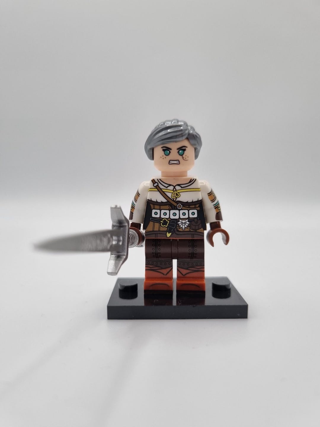 The Witcher Ciri Lego Inspired Figure - Etsy
