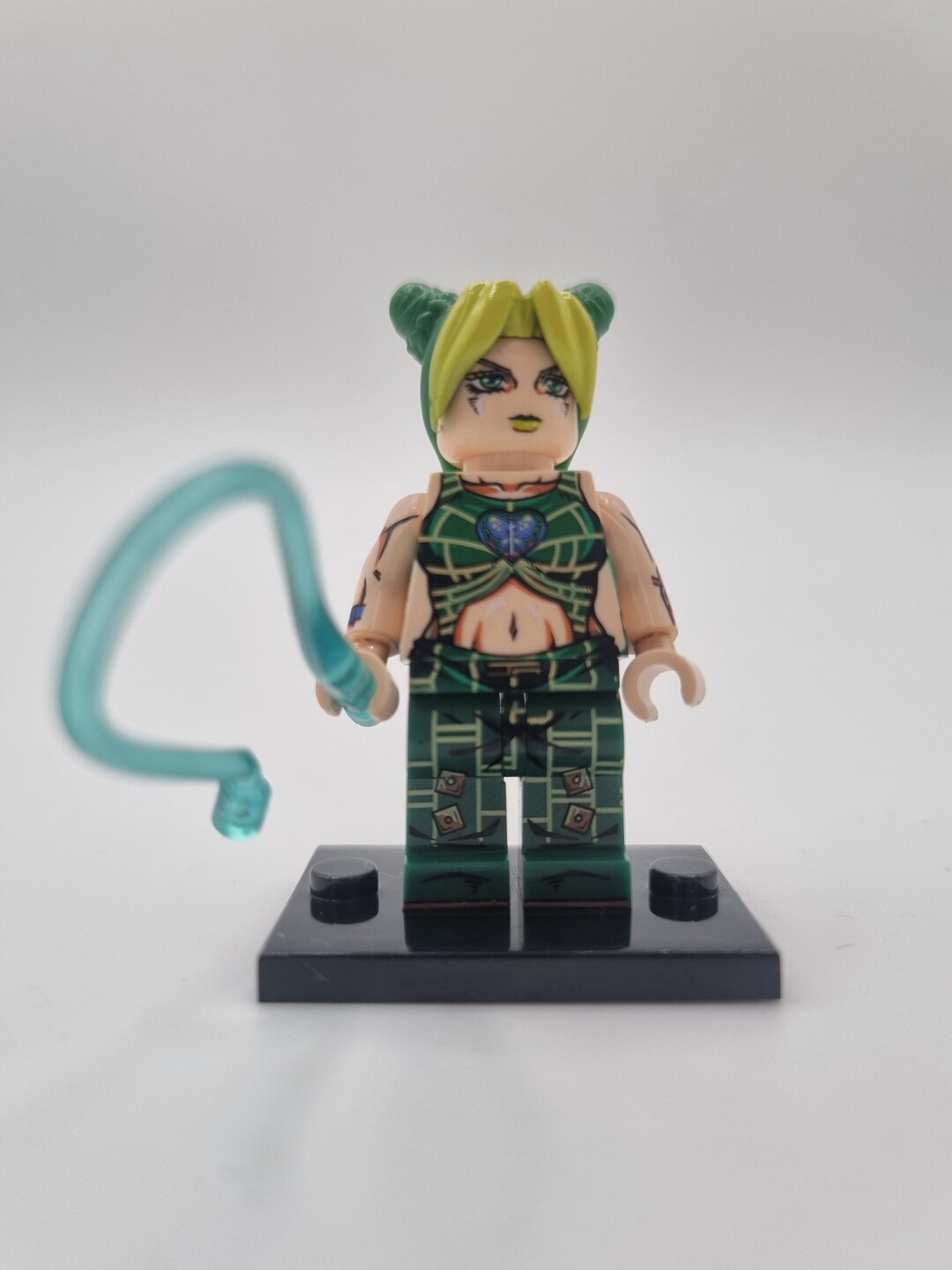 Jolyne Cujoh Lego Styled Figure Jojos Anime - Etsy