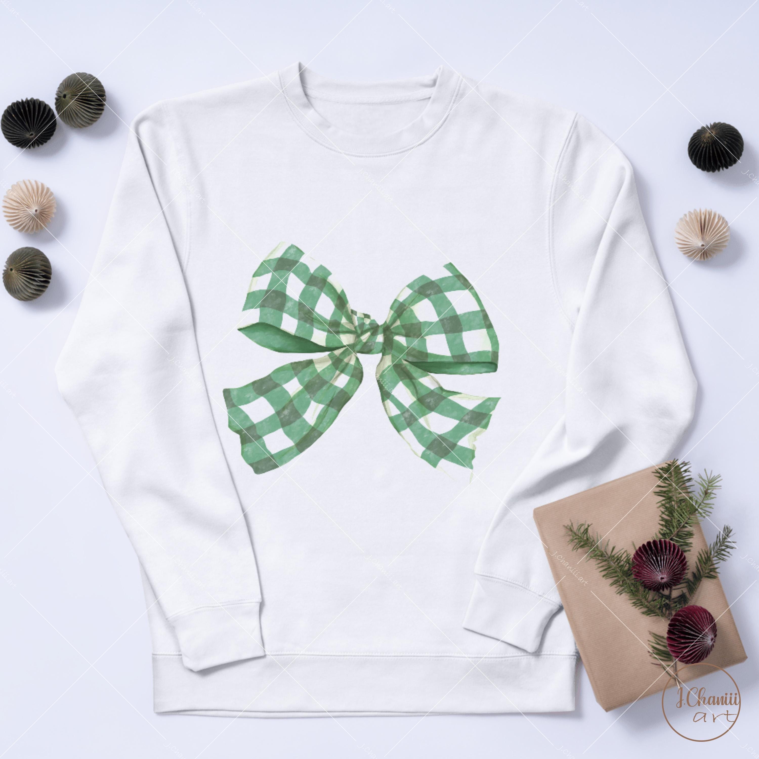 Watercolor Green Bow Clipart: St Patrick's Day Bows (PNG) - Etsy