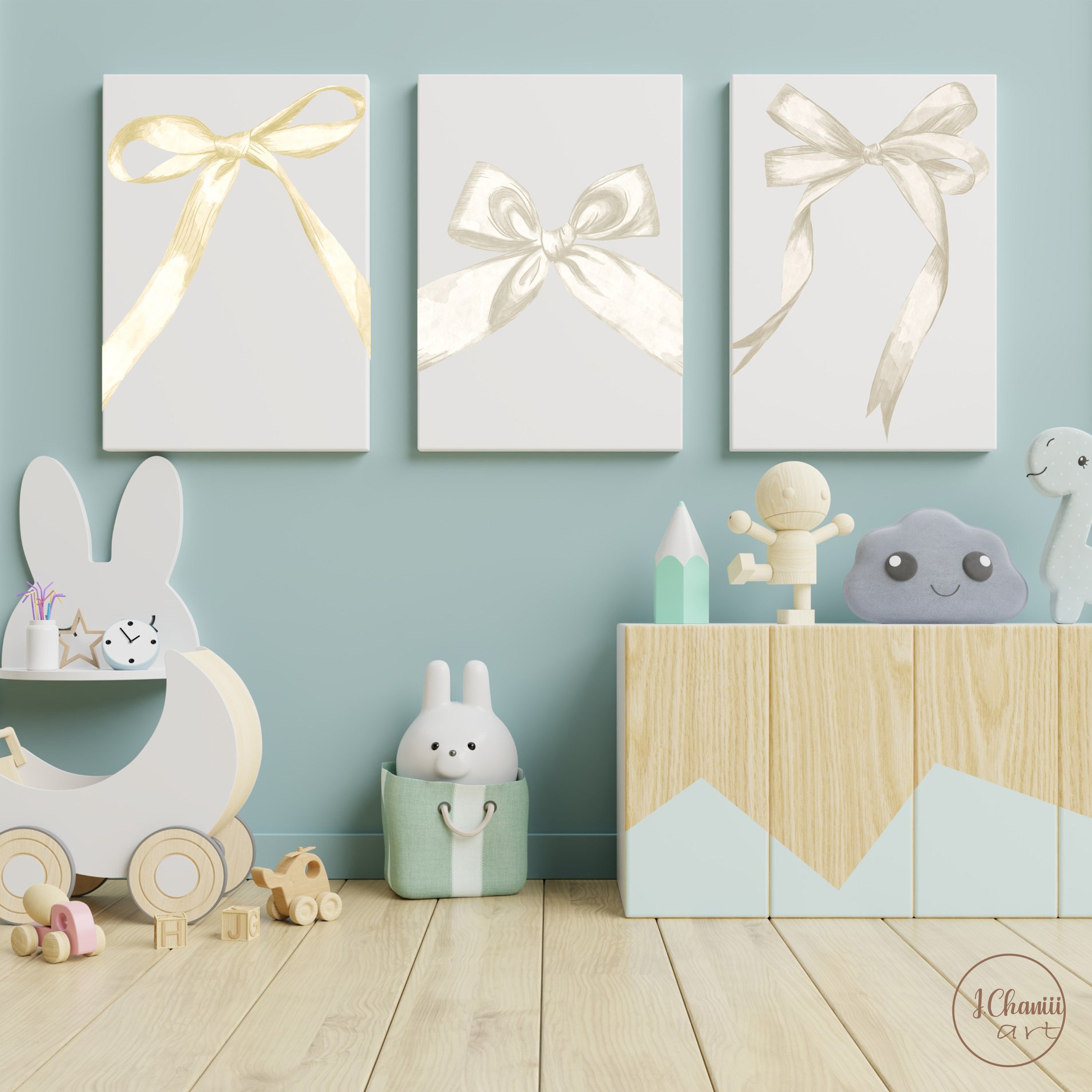 Watercolor Beige Bows Clipart, Watercolor Clip Art, Files Hand Painted ...