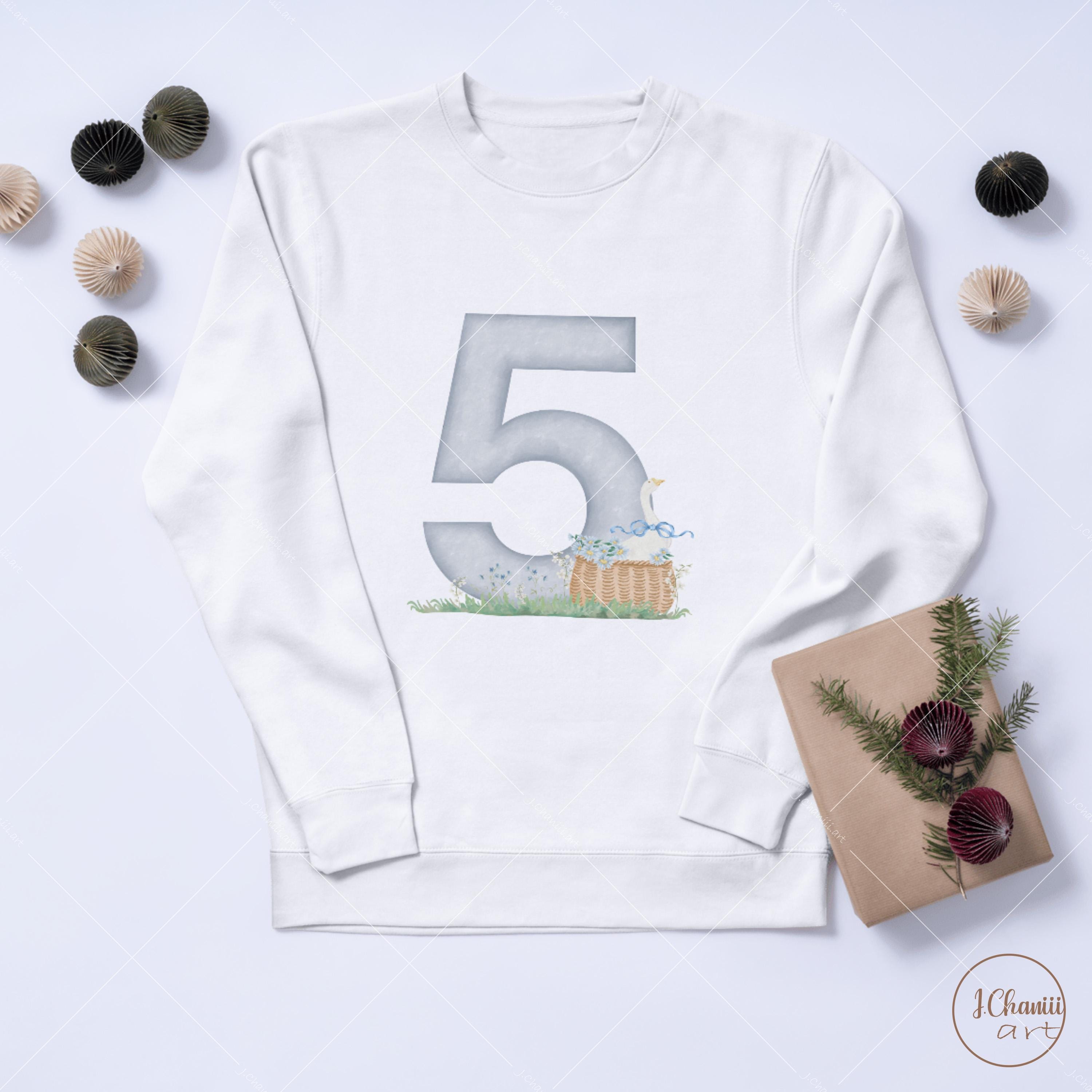 Watercolor Goose Numbers Clipart: 0-9 PNG (digital Download) - Etsy