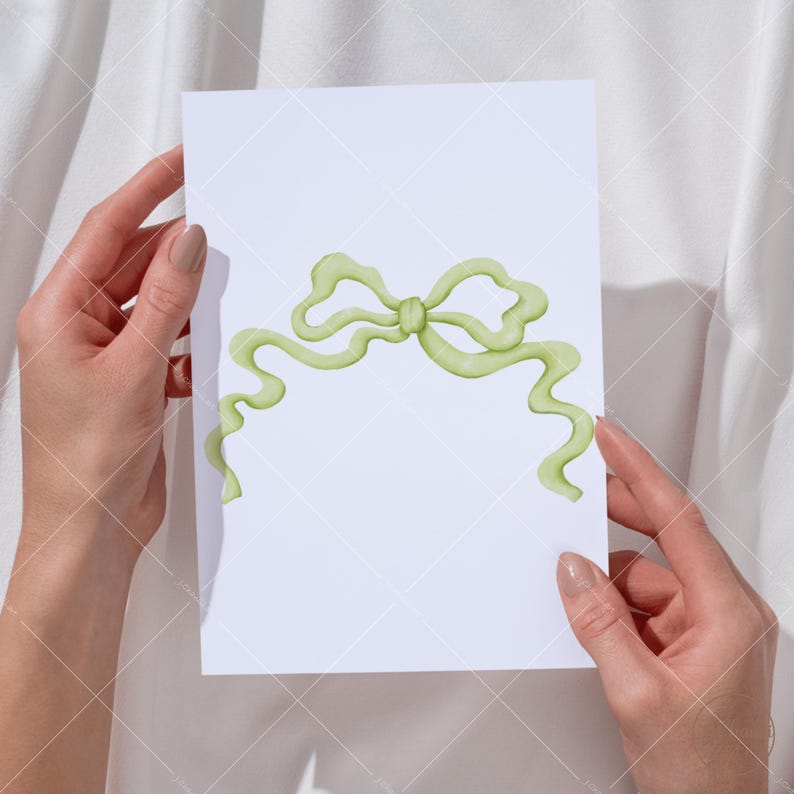 Watercolor Green Bow Clipart: St Patrick's Day Bows (PNG) - Etsy