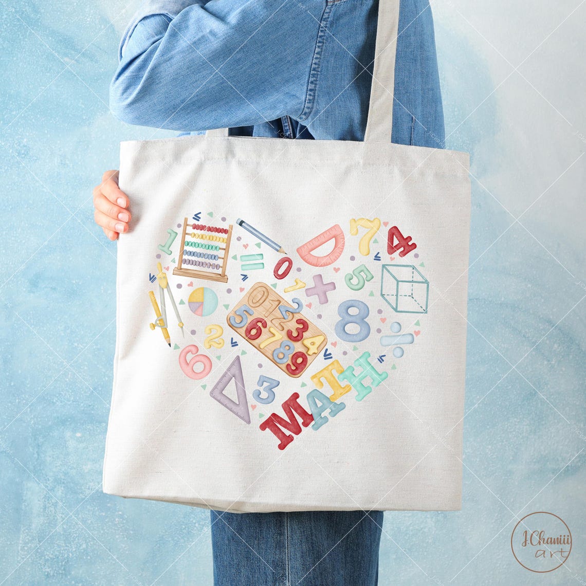 Pastel Math Heart PNG, Back to School Clipart, Watercolor School Art ...