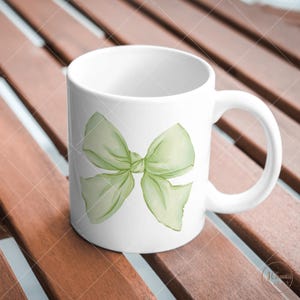 Watercolor Green Bow Clipart: St Patrick's Day Bows (PNG) - Etsy