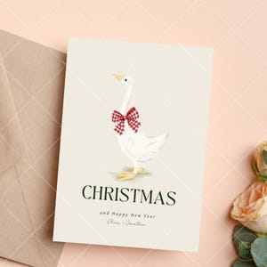 Christmas Goose Clipart, Watercolor Goose for Kids, Cute Animal PNG ...