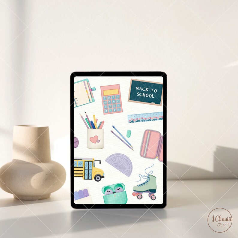 Back to School Clipart, Watercolor School Teacher Clipart, School ...