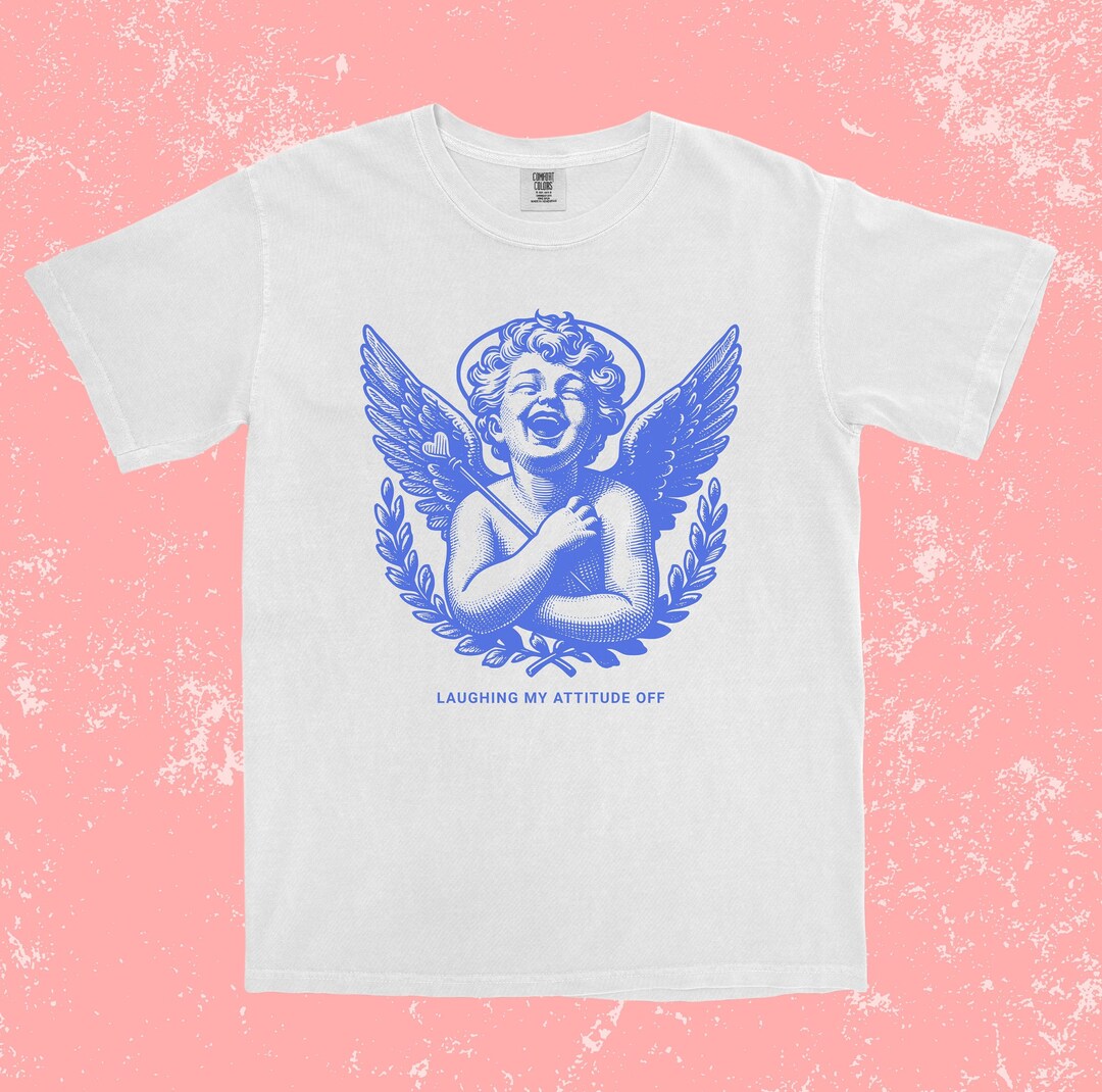 Vintage Angel T Shirt, Comfort Colors Shirt, Pixel Art Shirt, Funny ...