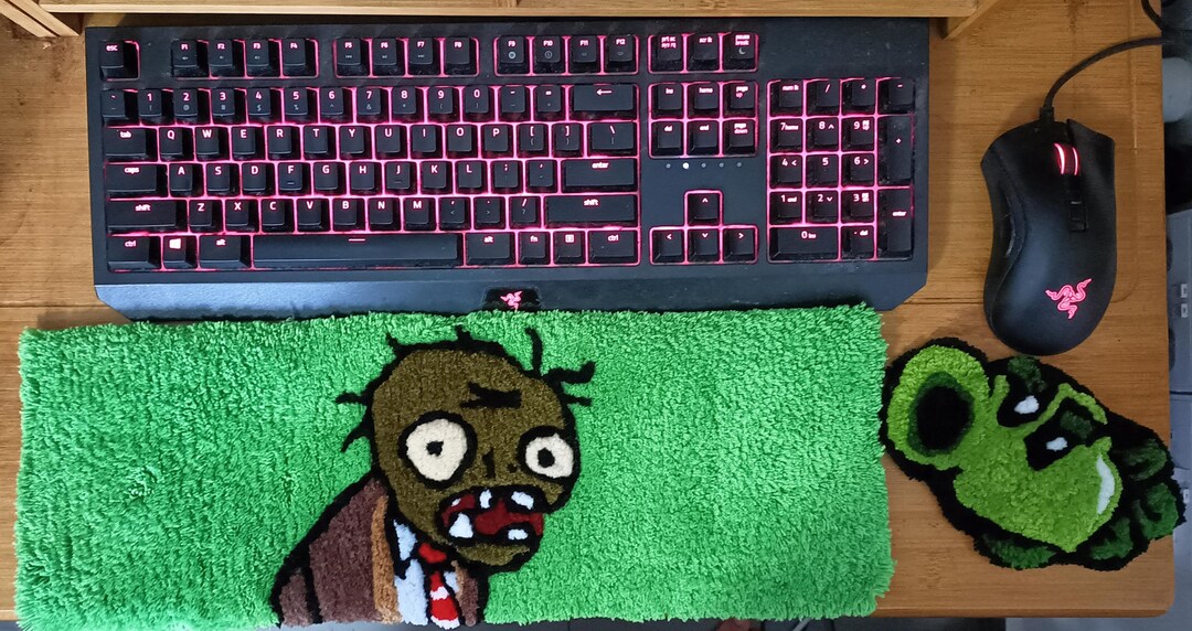 Tufted Wrist Rest - Plants Vs Zombies - Etsy
