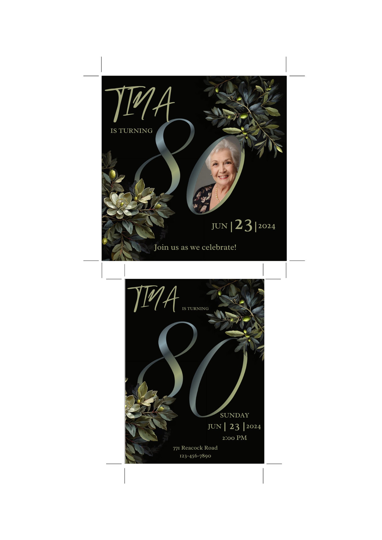 EDITABLE 80th Birthday Wine Labels, Cheers to 80 Years, 80th Birthday ...