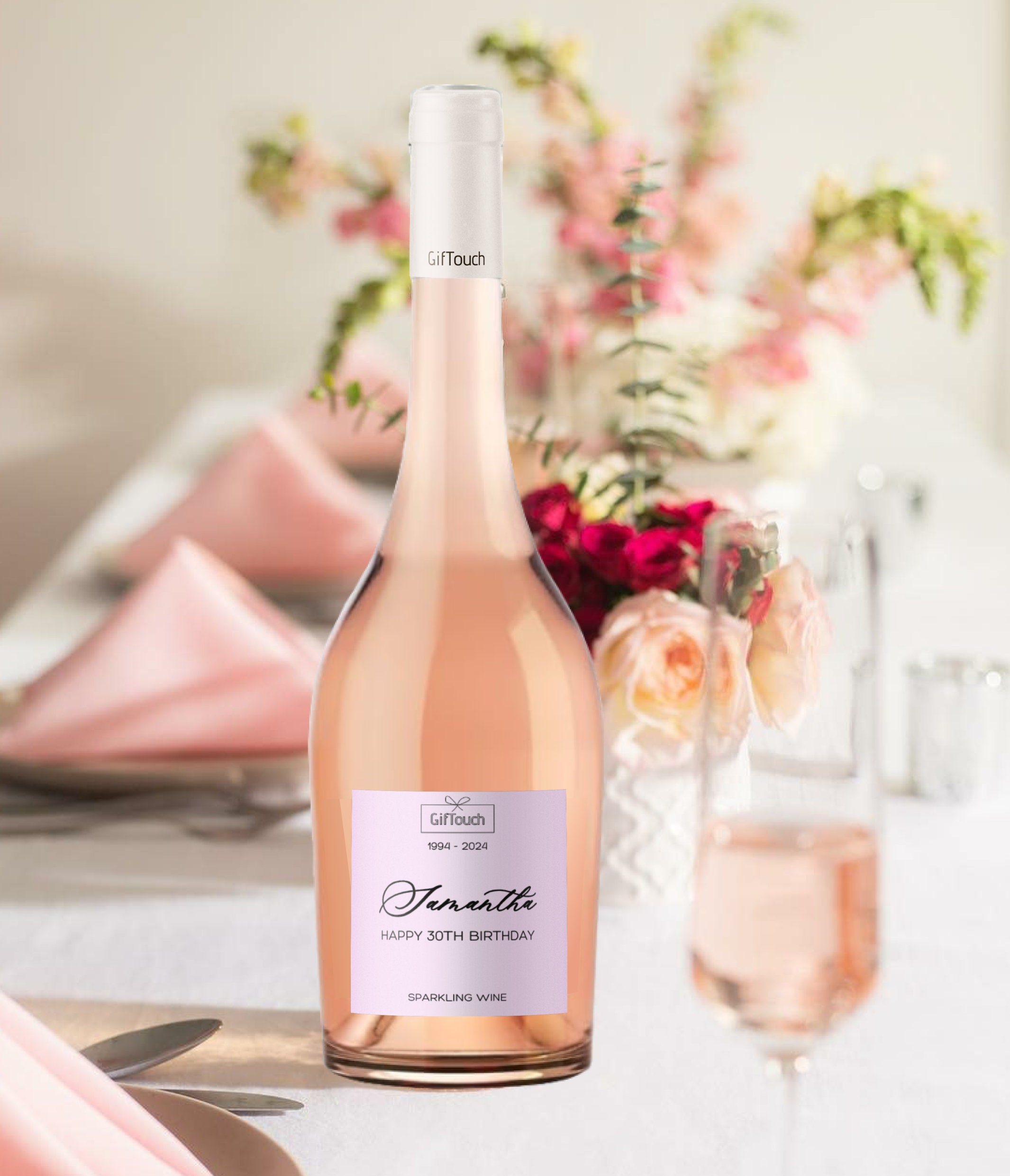 Personalized Prosecco Champagne Wine Label Sticker Wedding Gift ...