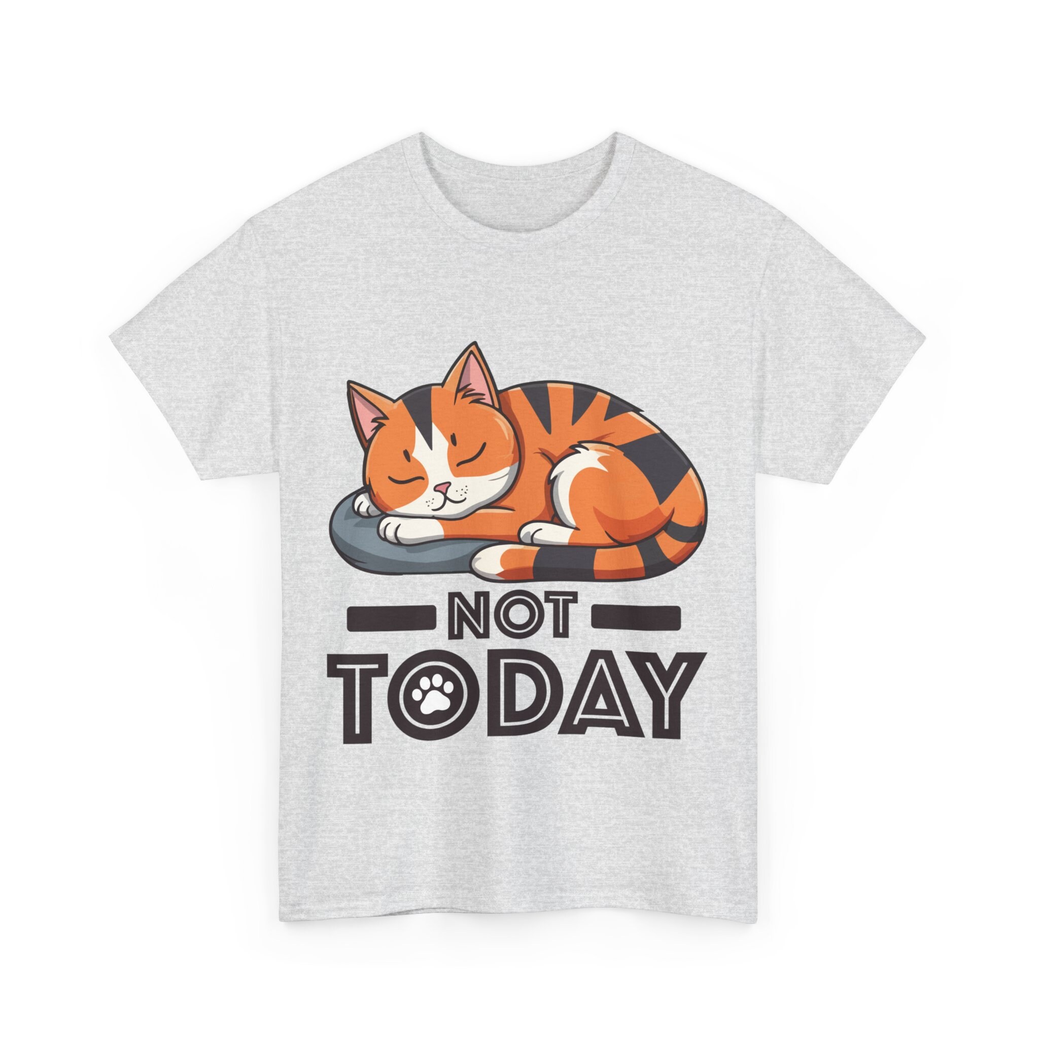 Not Today Cat Nap Tee Embrace the Art of Relaxation in Style Cat ...