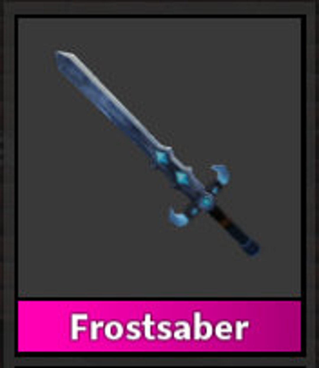 Murder Mistery 2 Mm2 Frostsaber - Etsy