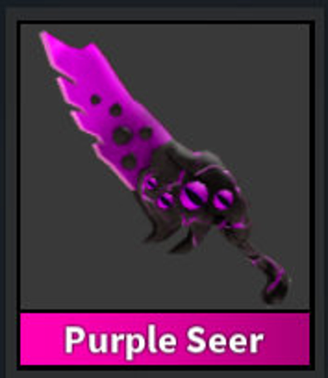 Murder Mistery 2 Mm2 Purple Seer - Etsy