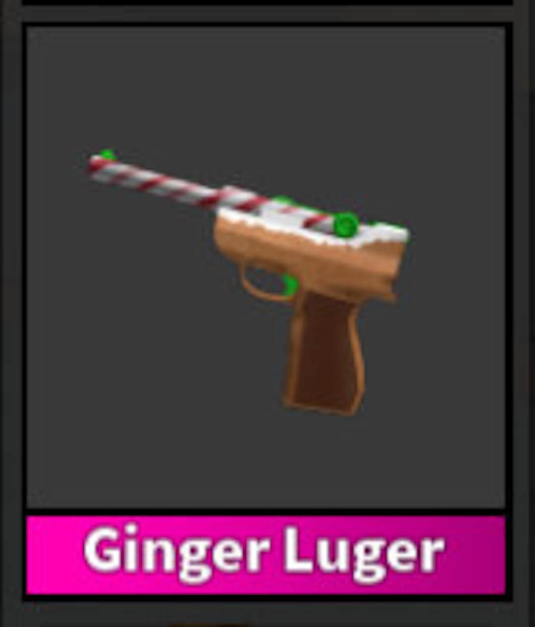 Murder Mistery 2 Mm2 Ginger Luger - Etsy