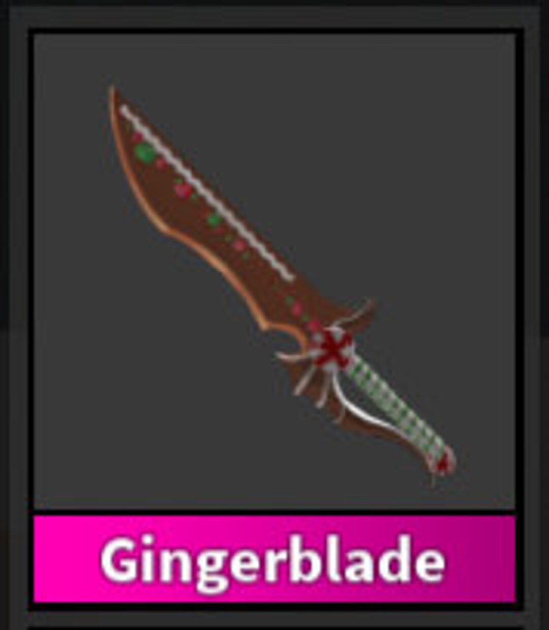 Murder Mistery 2 Mm2 Gingerblade - Etsy